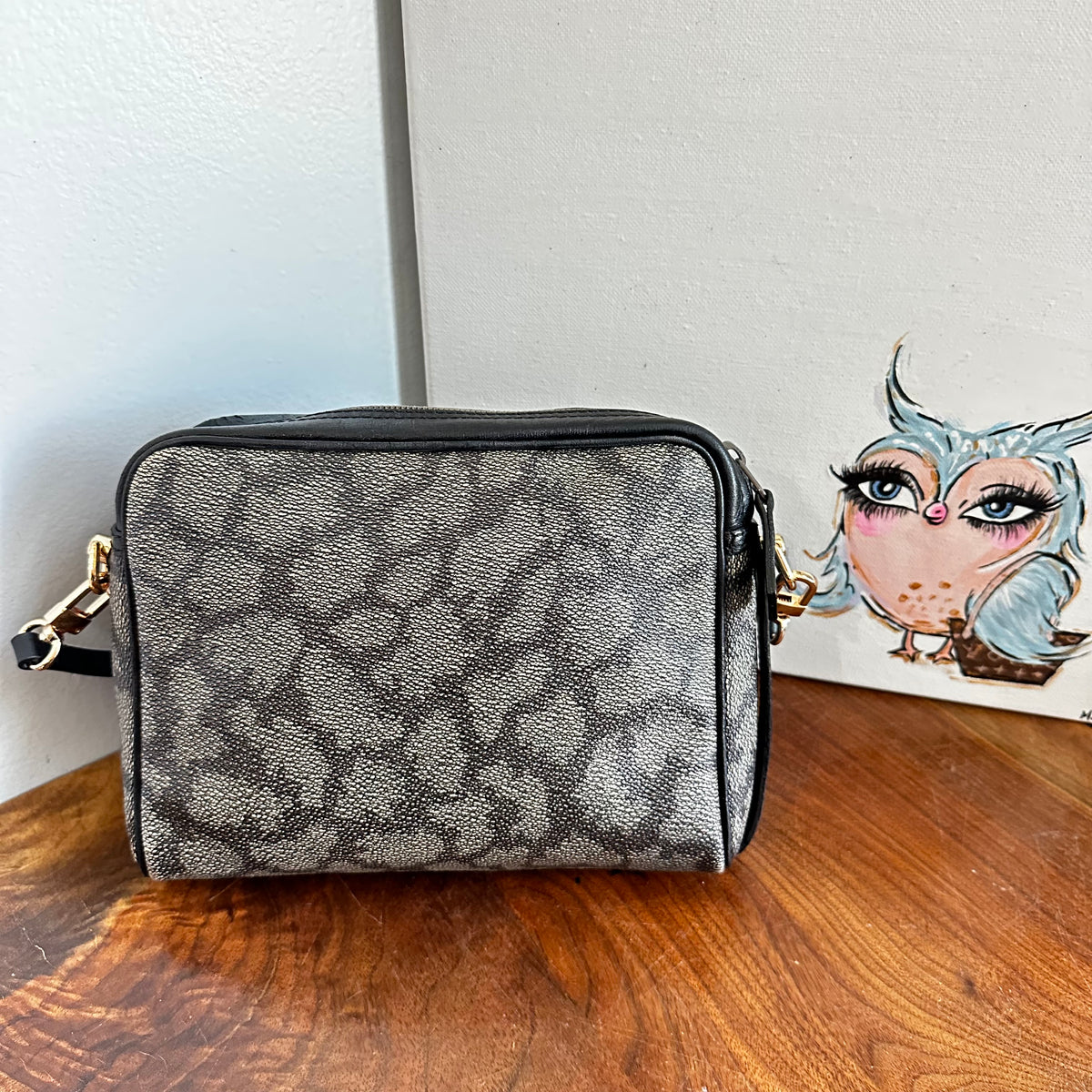 The Junco Crossbody - Vintage Yves Saint Laurent (YSL) in Giraffe Prin ...