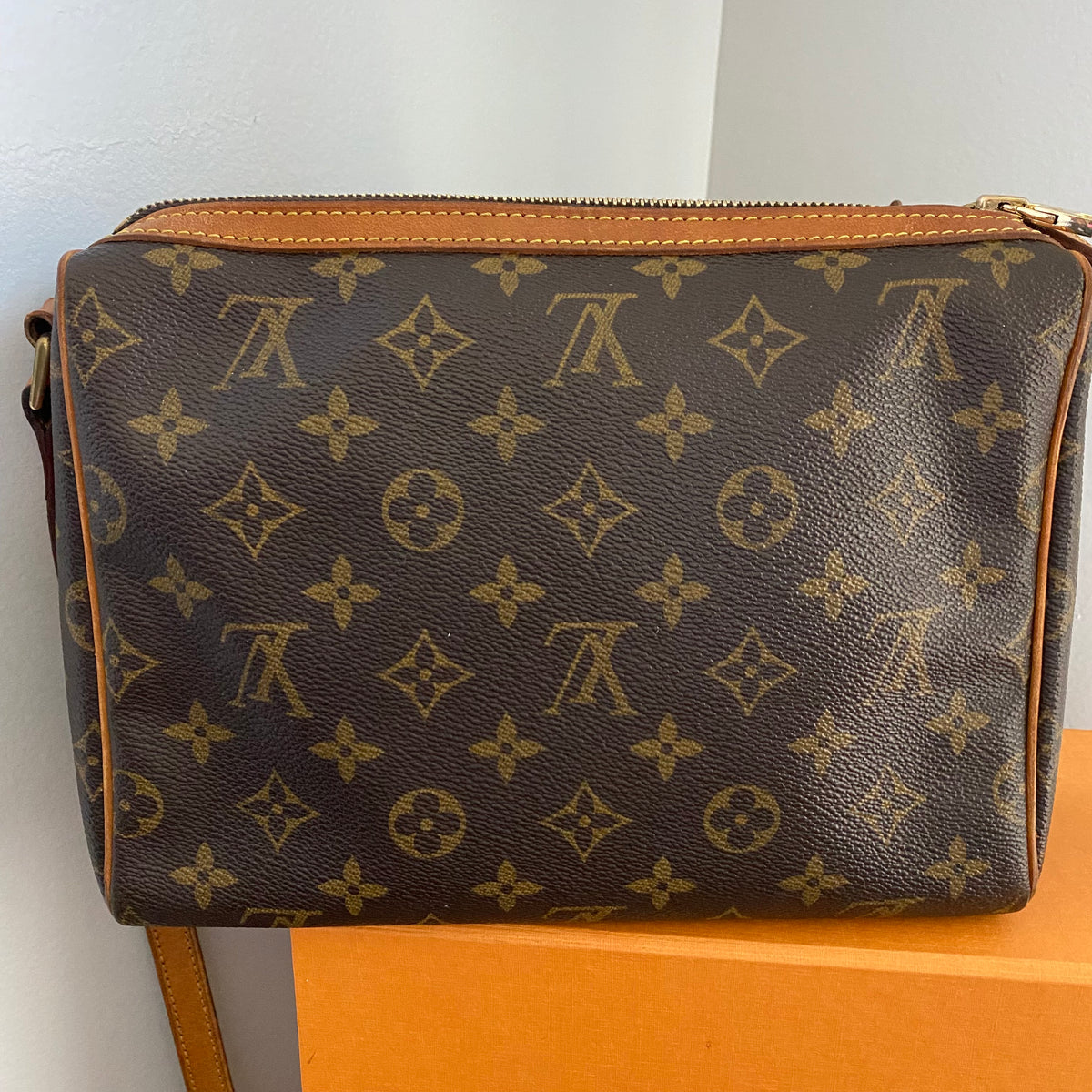The Partridge Crossbody Bag - Vintage Monogram in Tan Fringe – Beauty ...